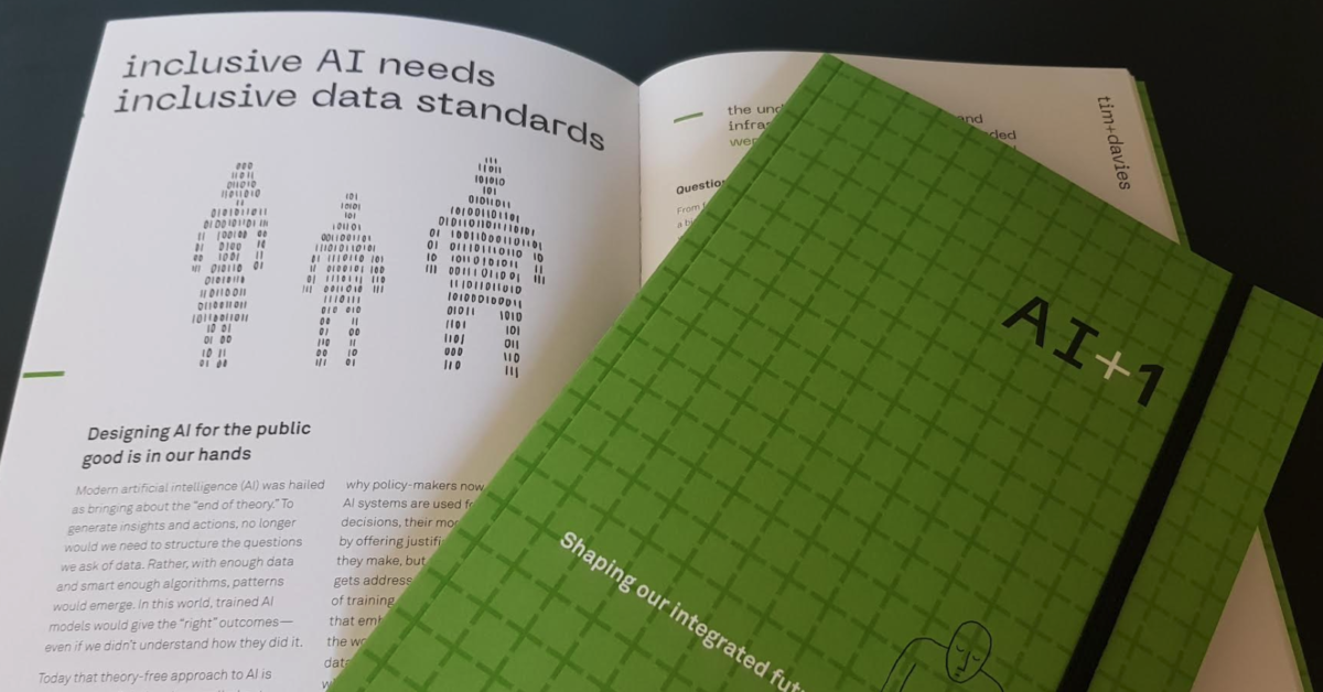 Inclusive AI needs inclusive data standards – Tim's Blog